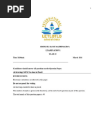 Edexcel Igcse Mathematics Year 10 Exam 1 | PDF