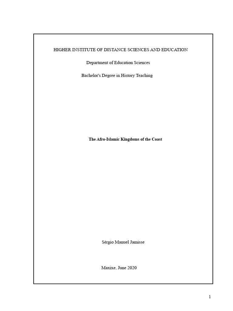 History of Southern Africa | PDF | Mozambique