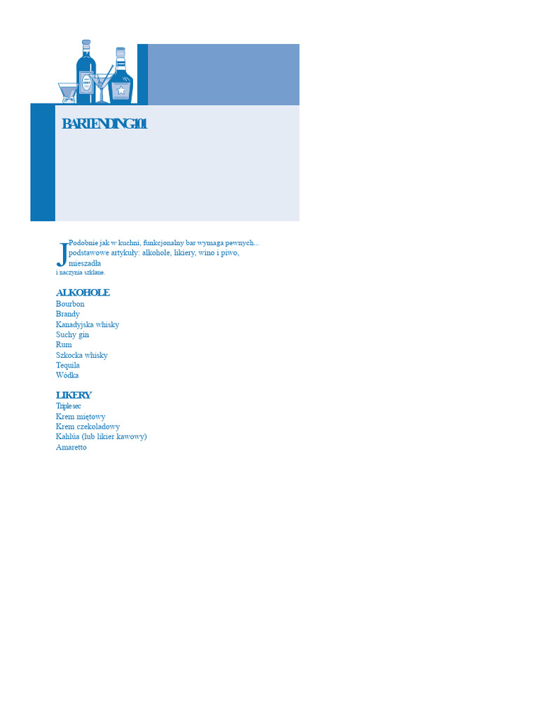 Barman 101 | PDF