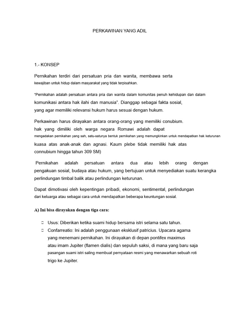 Pernikahan Yang Adil II | PDF