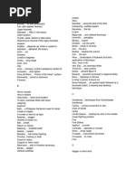 Arnis Terminology and Glossary | PDF