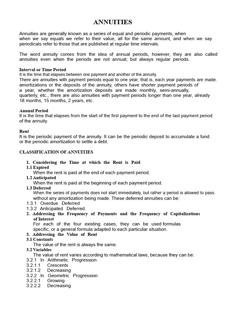 ANNUITIES and Bonds and Debentures | PDF | Bonds (Finance) | Discounting