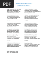 MEXICAN NATIONAL ANTHEM (Lyrics) | PDF