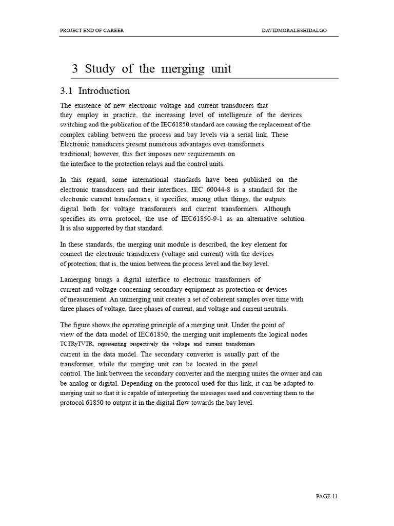 3-Study of The Merging Unit | PDF | Telecommunications | Information ...