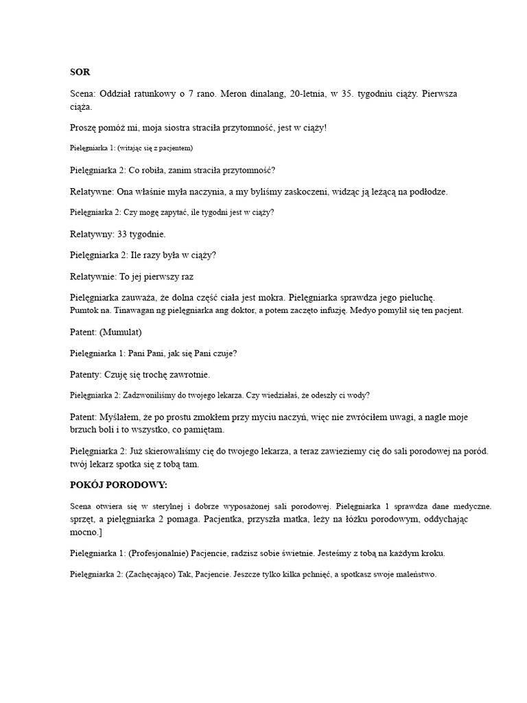 Er DR Ward Script | PDF