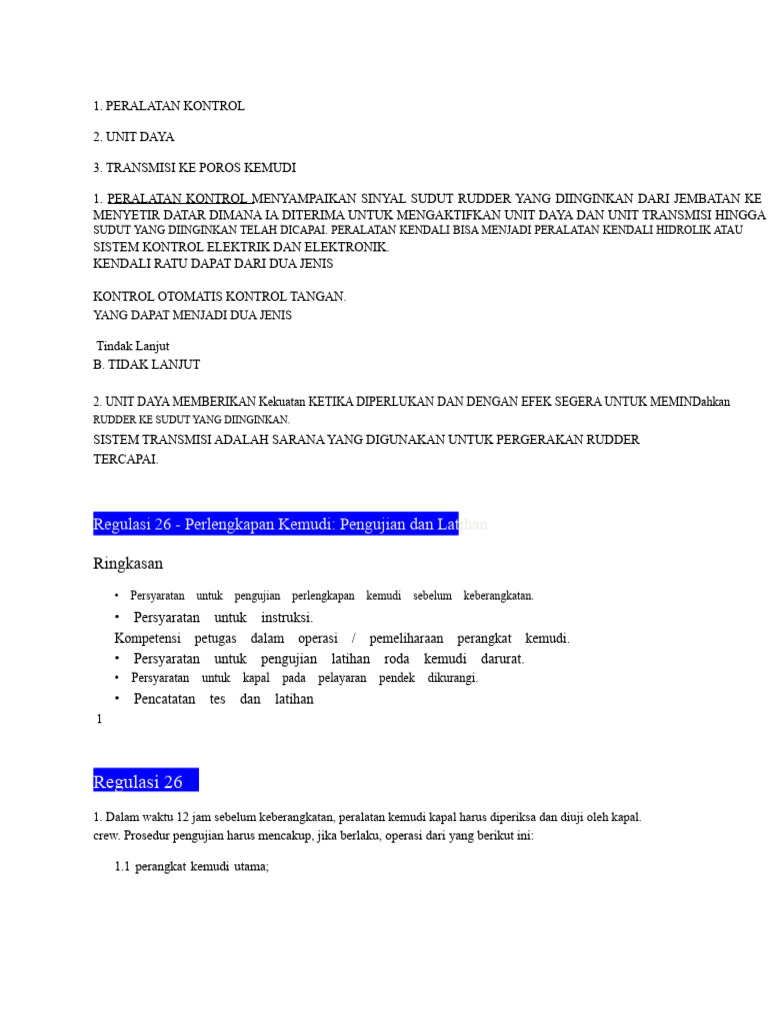 Sistem Gear Kemudi | PDF