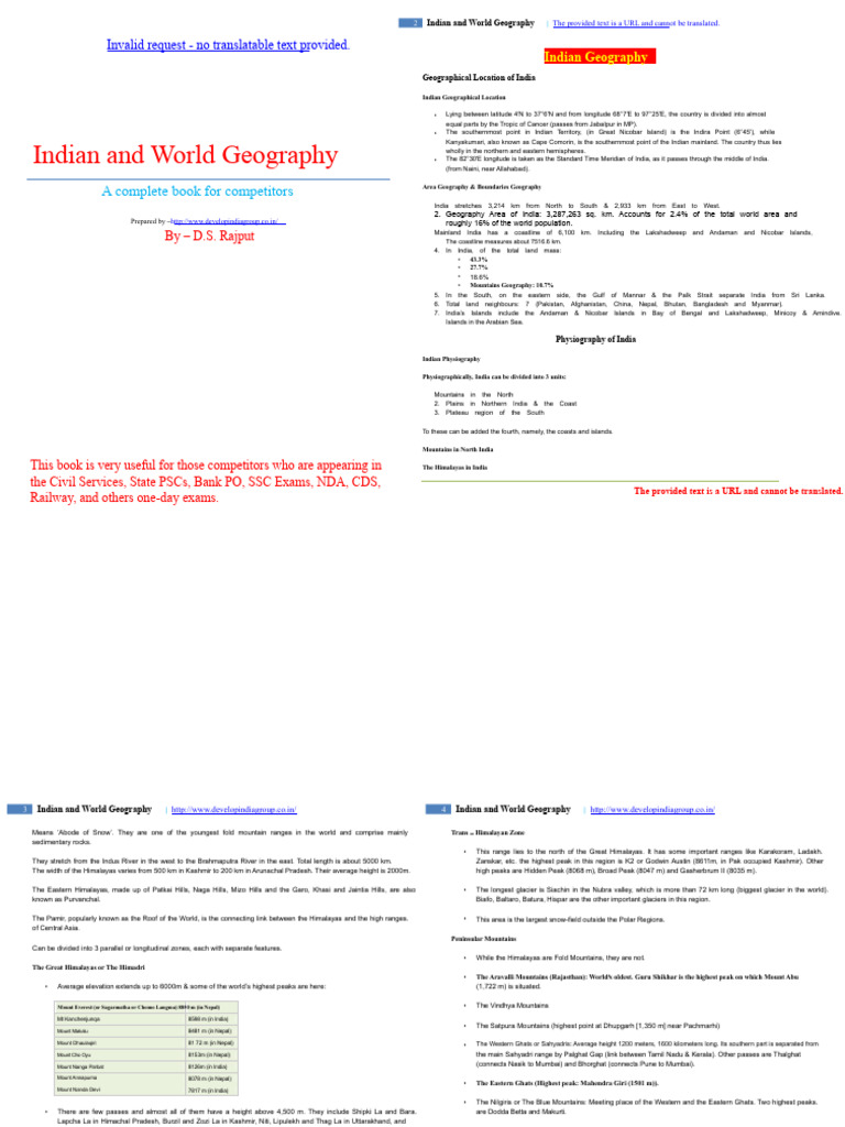 Indian and World Geography PDF | PDF | Rain | Soil