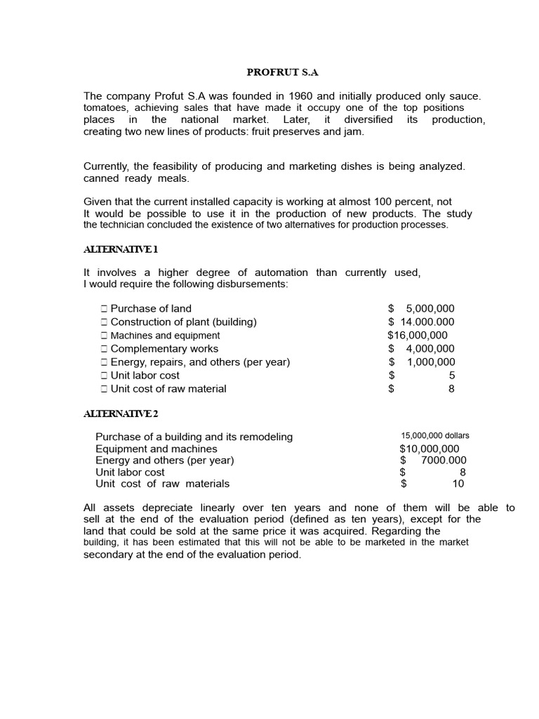 Cases-Projects | PDF | Depreciation | Interest