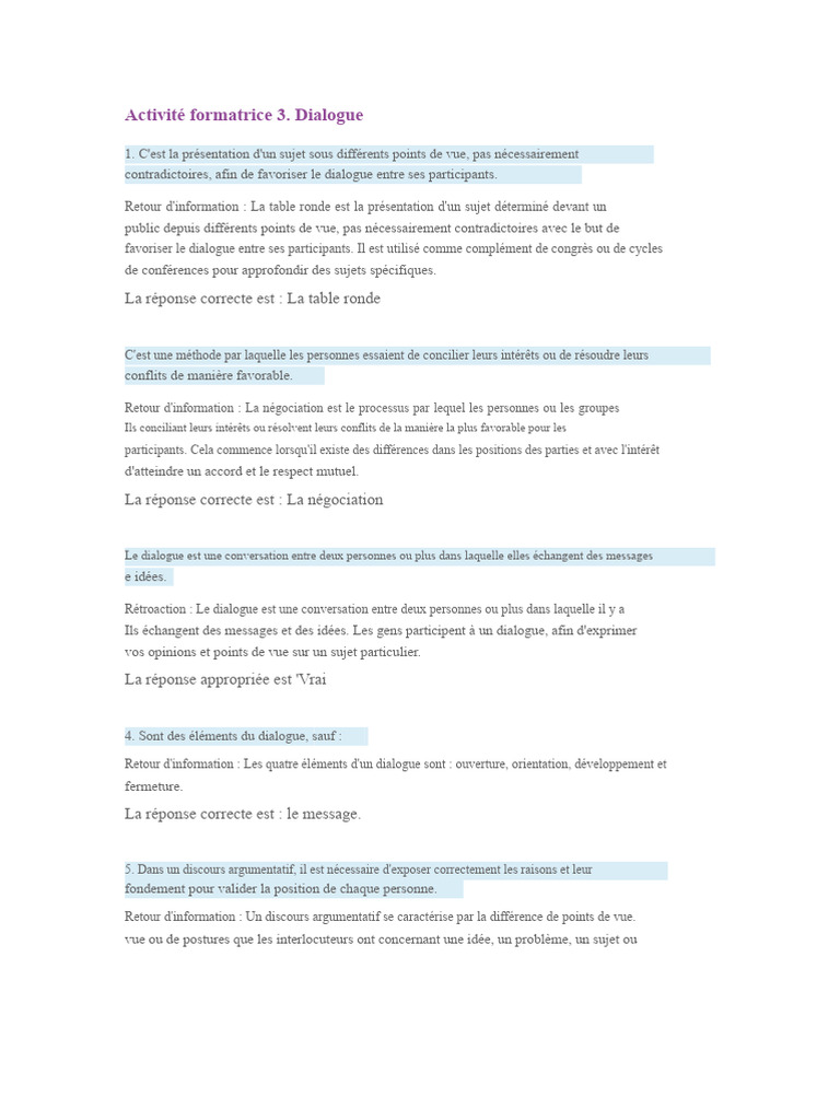 Dialogue et techniques argumentatives | PDF | Dialogue | Phrase