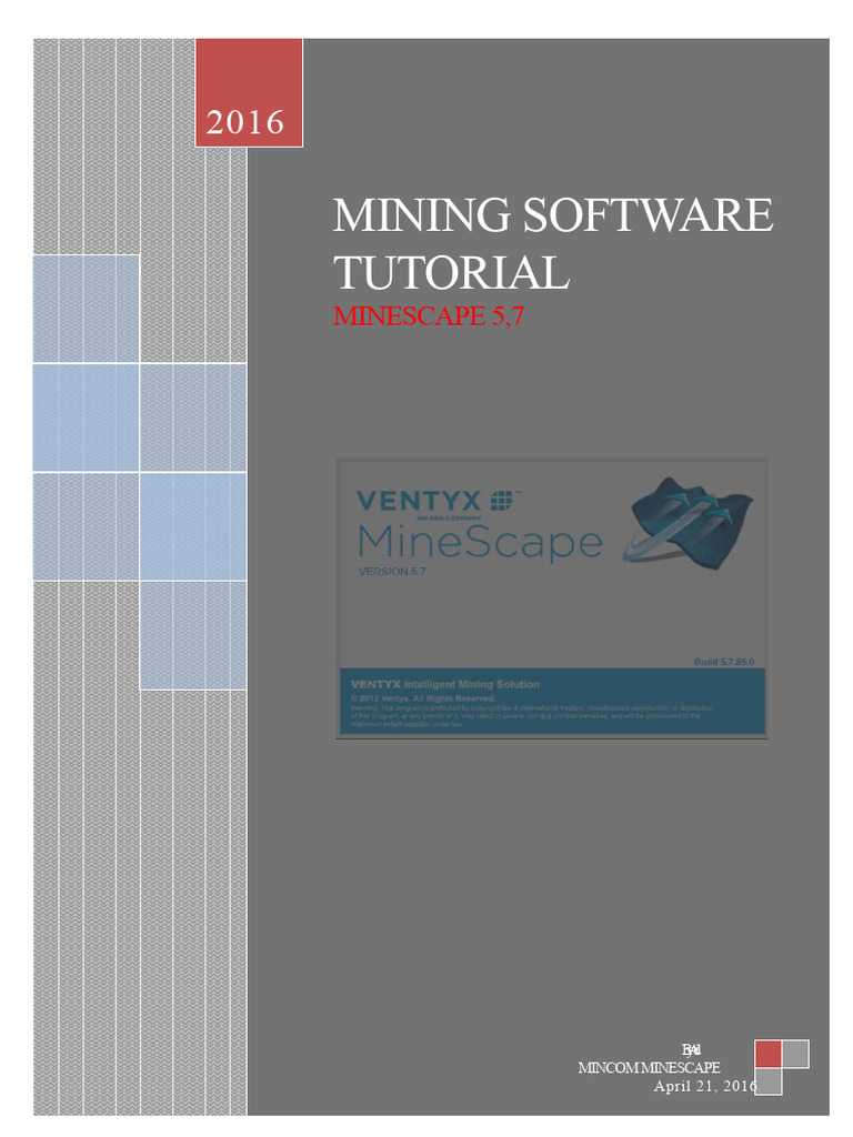 Tutorial Minescape 5.7 by Adi - Compress PDF | PDF | Topography | Text File