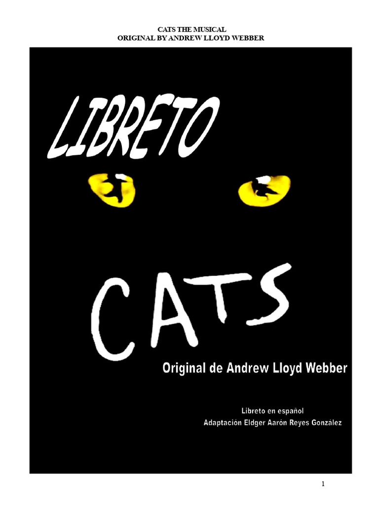 CATS Musical Character and Act Overview | PDF