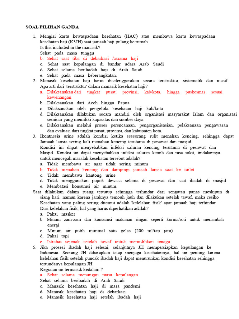 Soal Ppih | PDF