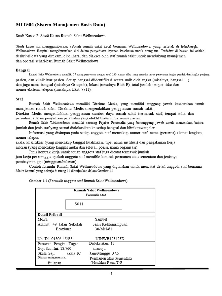Studi Kasus WellMeadows | PDF