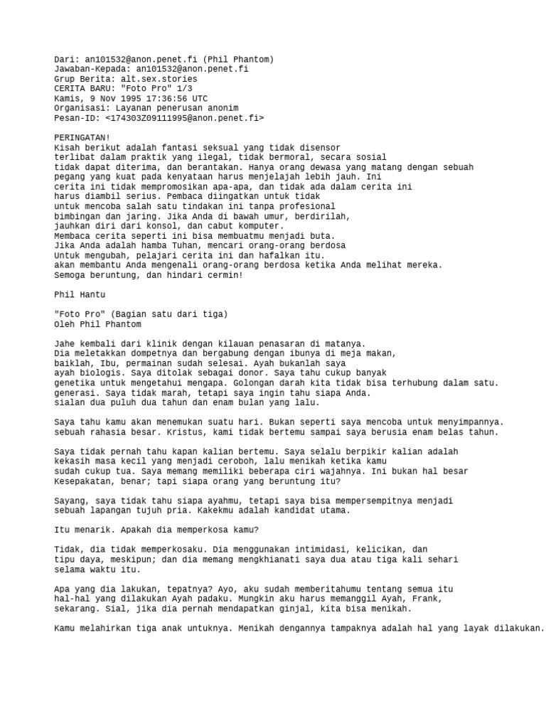 Bahaya Onani bagi Perempuan | PDF