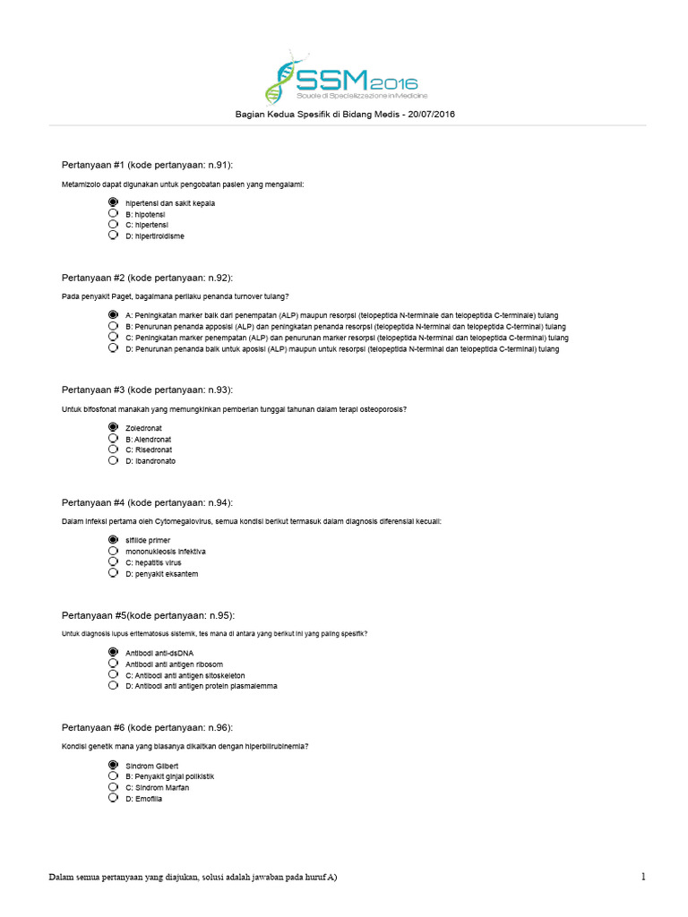 SSM 2016 | PDF