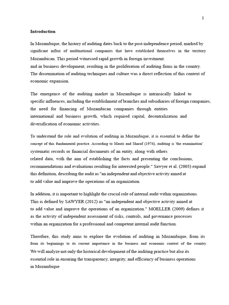 Historical Evolution of Auditing | PDF | Audit | Internal Audit