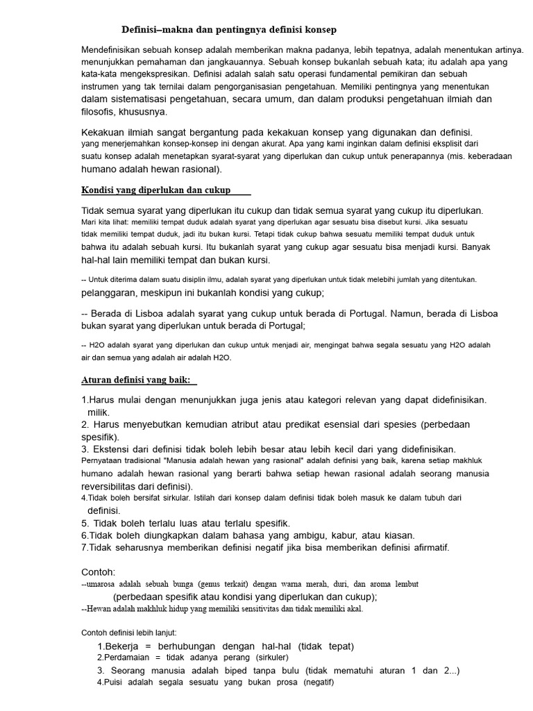 Definisi Konsep | PDF