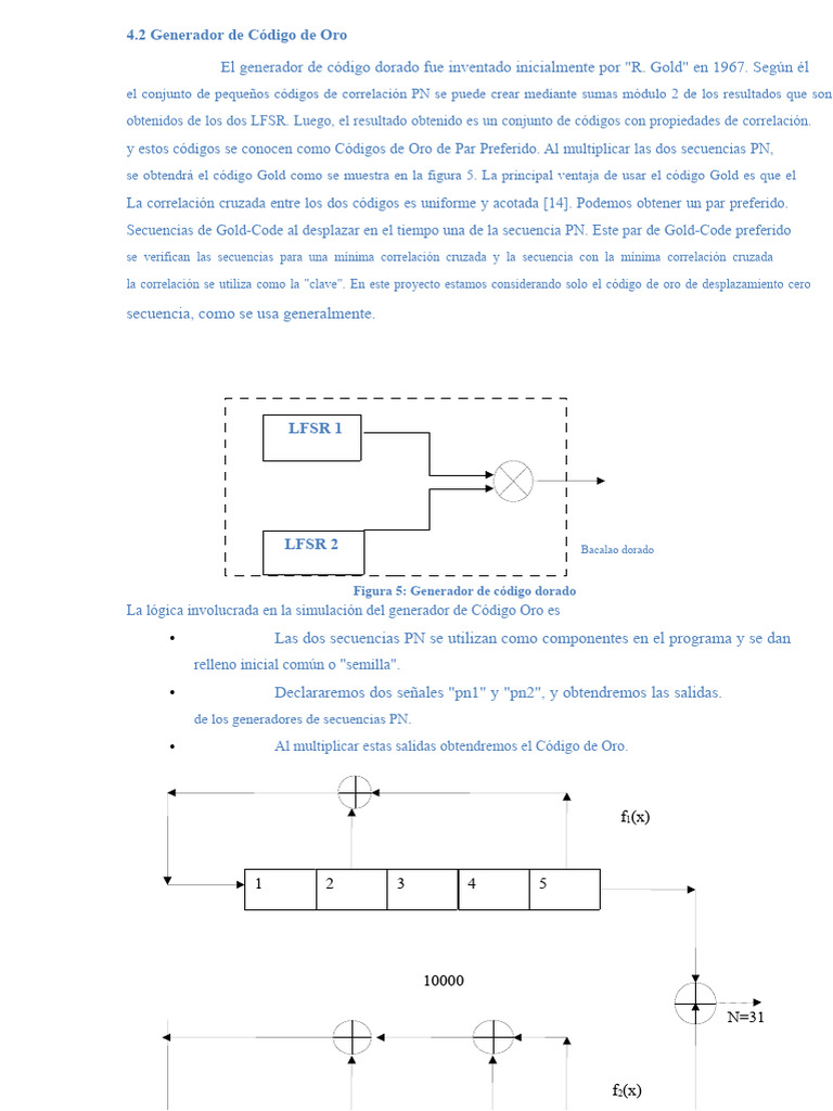 Generador de Código Dorado | PDF | Ingeniería en telecomunicaciones ...