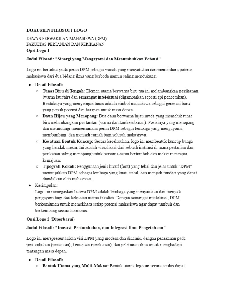 Filosofi Logo Minimalis | PDF