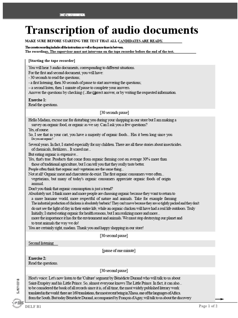 b1 SJ Example2 Supervisor | PDF | The Little Prince