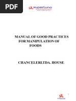 Complete Template For GMP Manual | PDF | Food Safety | Sanitation