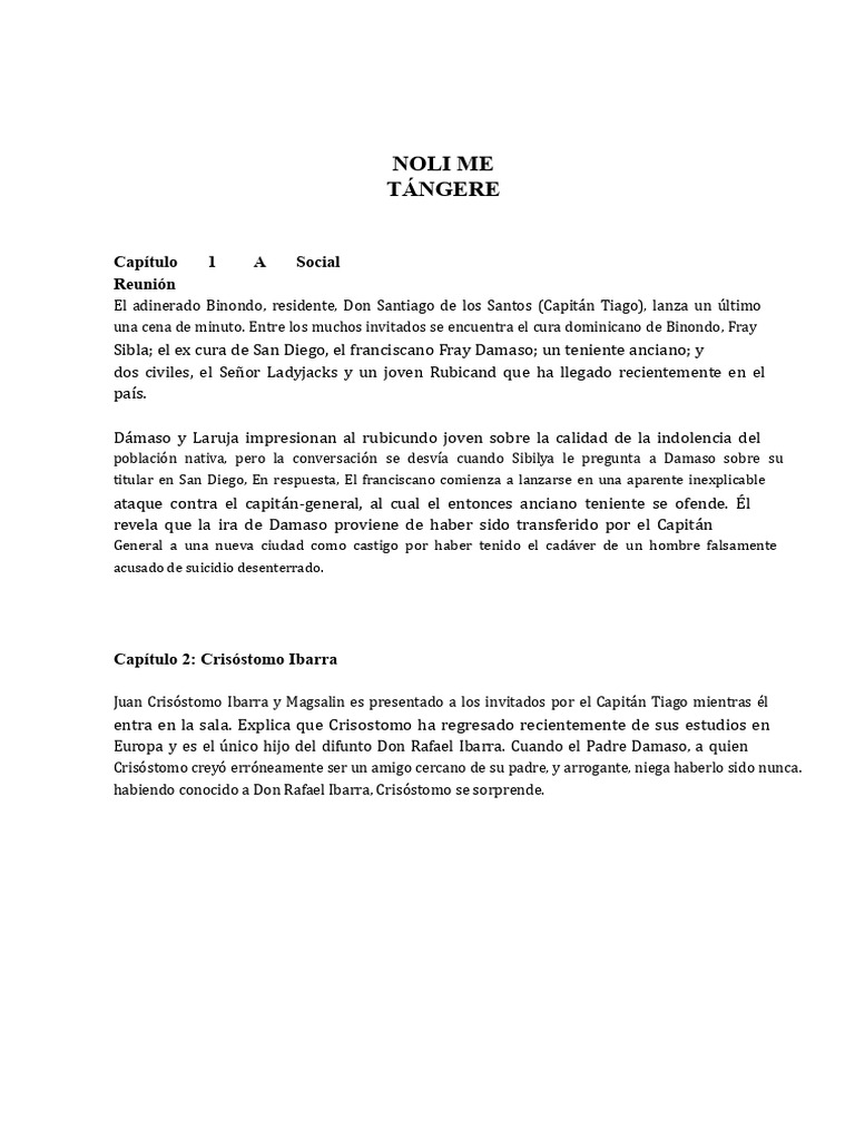 Análisis de Noli Me Tangere: Milestone 4 | PDF | Cementerio | Purgatorio