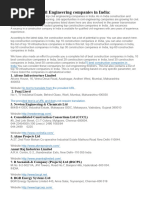 Top 100 Civil Engineering Companies in India | PDF | Companies ...