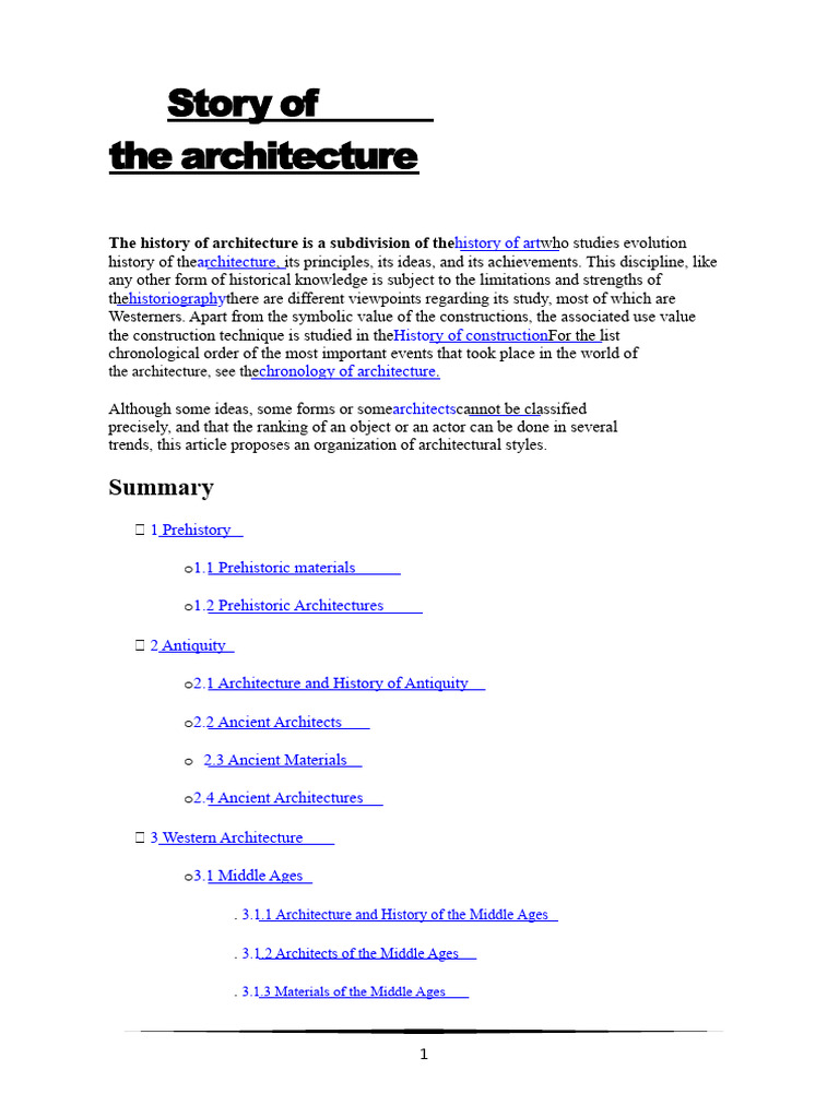 History of Architecture | PDF | Gothic Architecture | Church (Building)