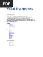 Vocal Anatomy Key Terms and Concepts: Posture | PDF | Singing | Breathing