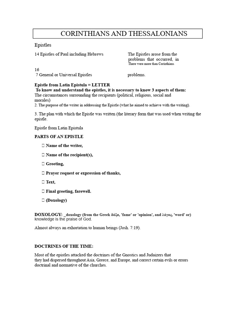 Understanding Paul's Epistles: Key Insights | PDF | Paul The Apostle ...