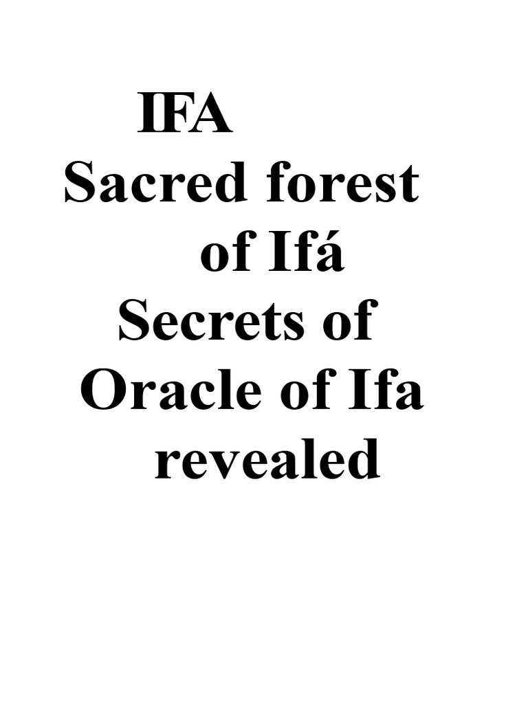 Igbo - IFA Esp PDF | PDF