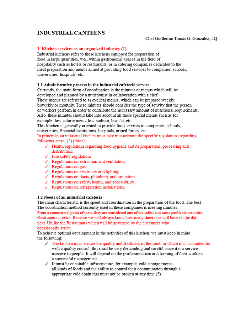INDUSTRIAL DINING ROOMS OG Final | PDF | Kitchen | Menu