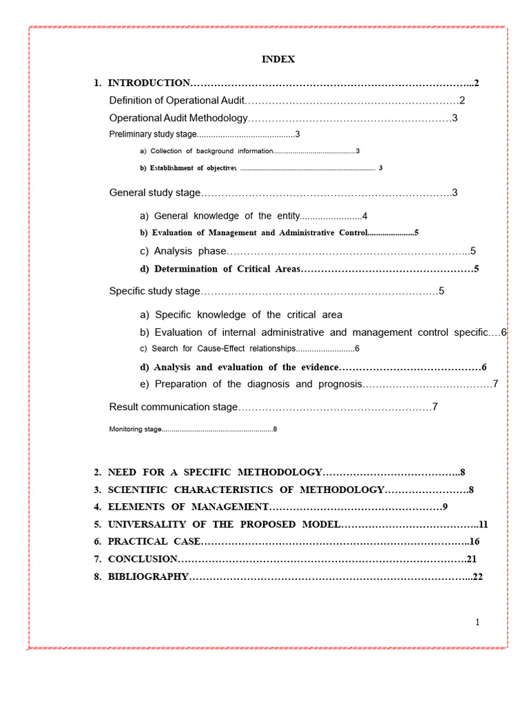 Methodology of Operational Auditing | PDF | Audit | System