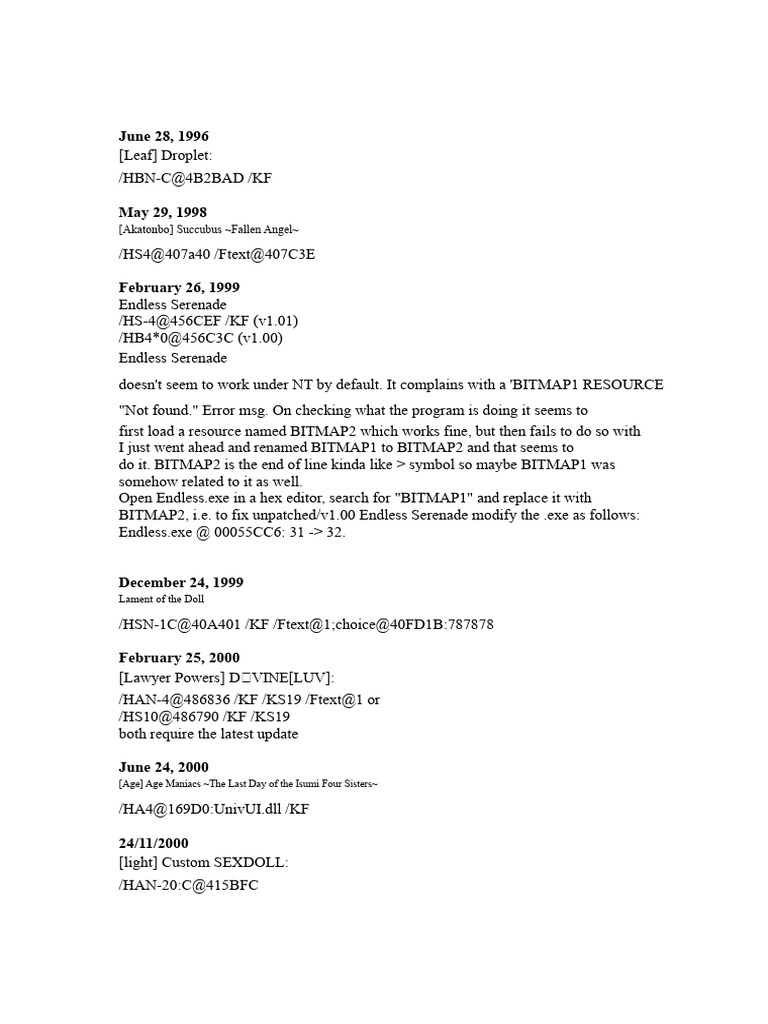 Hook Code Visual Novels | PDF