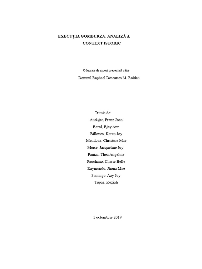 Executarea Gomburza PDF | PDF