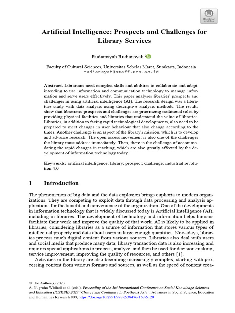 AI - Prospects and Challenges | PDF | Artificial Intelligence ...