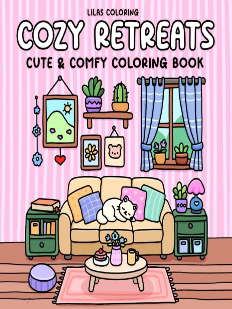 Lilas Coloring - Cozy Retreats | PDF