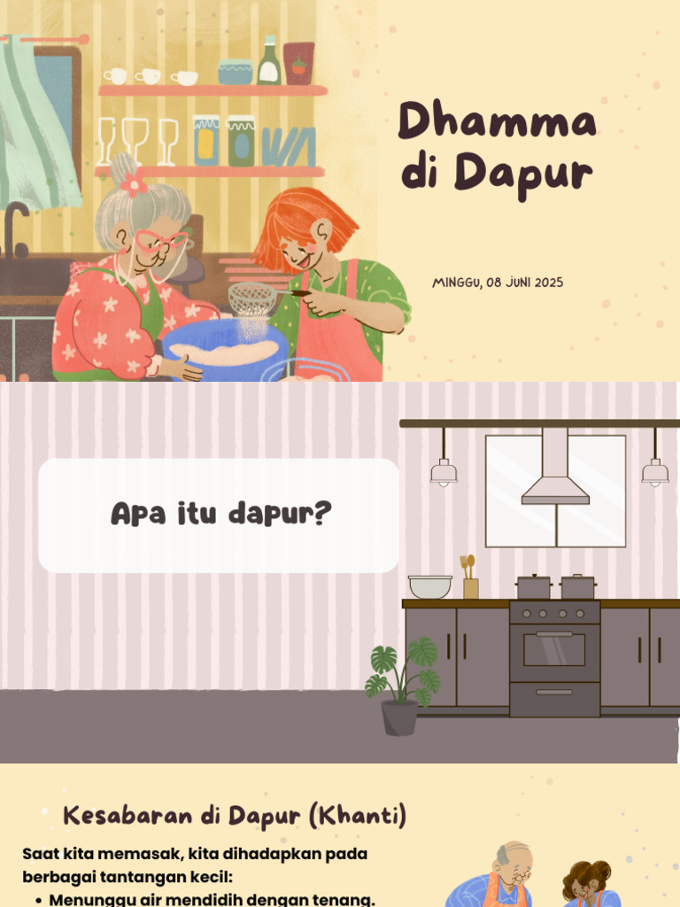 Materi Sharing Dhamma - Dhamma Di Dapur - Minggu, 08 Juni 2025 | PDF