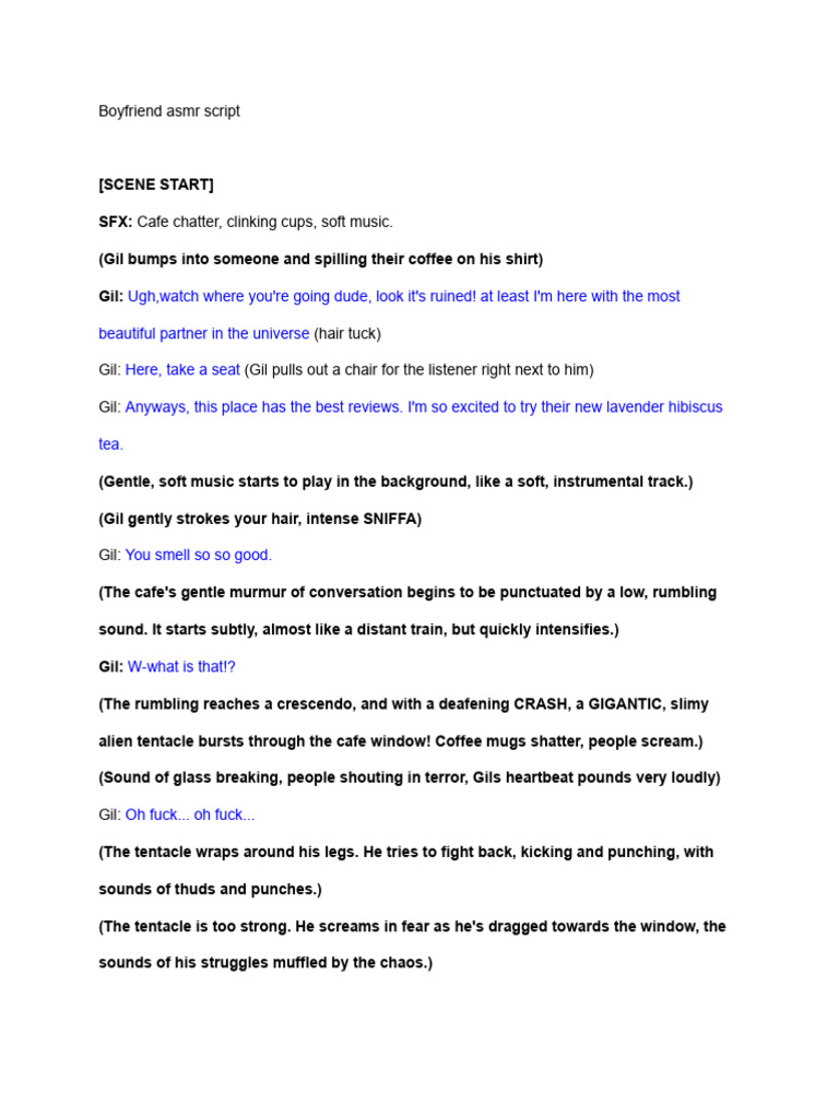 Asmr Boyfriend Cafe Adventure Pdf