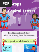 Capital Letters Full Stops Question Marks Worksheet Class2 | PDF