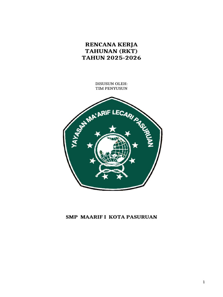 Contoh RKT 1 - 1 | PDF