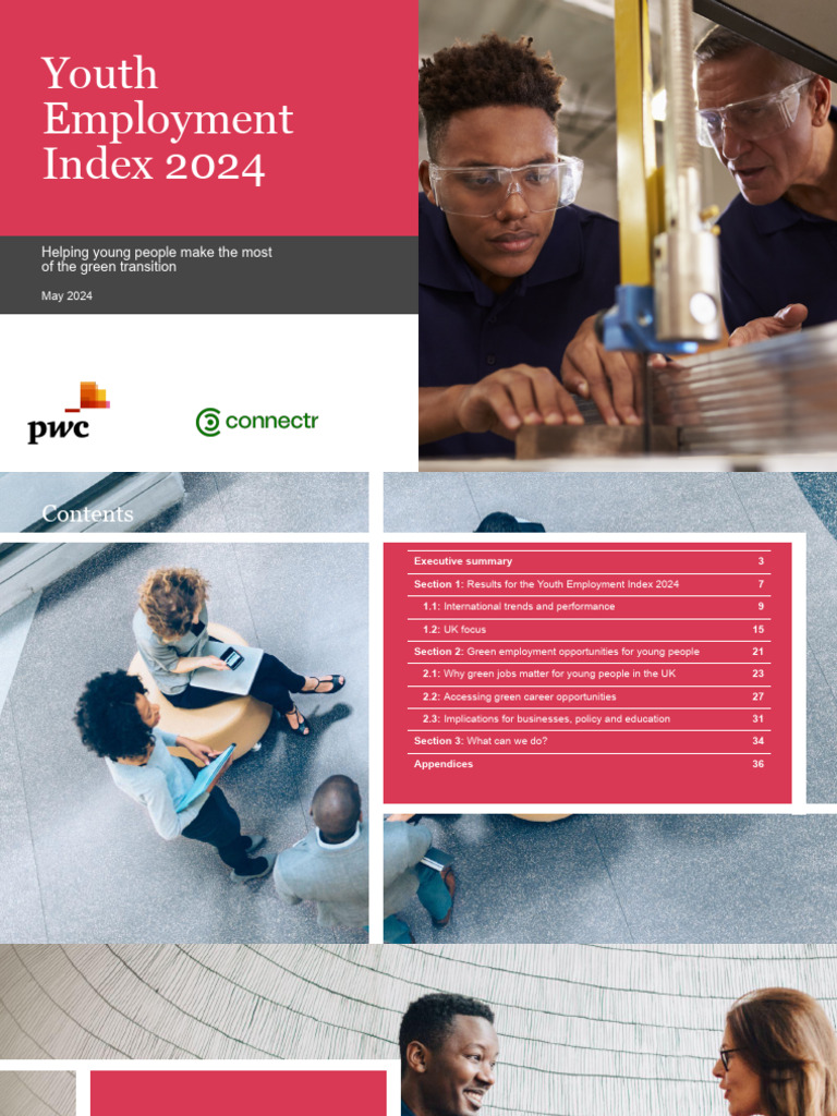 Youth Employment Index 2024: Green Jobs Focus | PDF | Unemployment ...