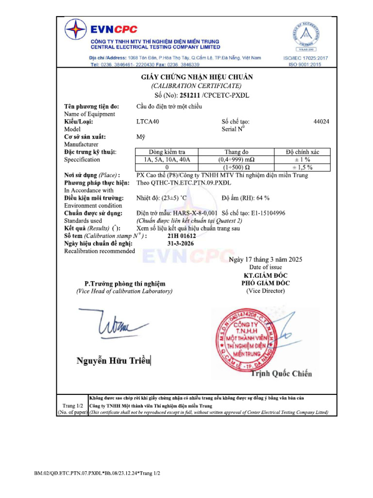 GCNHC May Do Dien Tro Mot Chieu LTCA40 | PDF