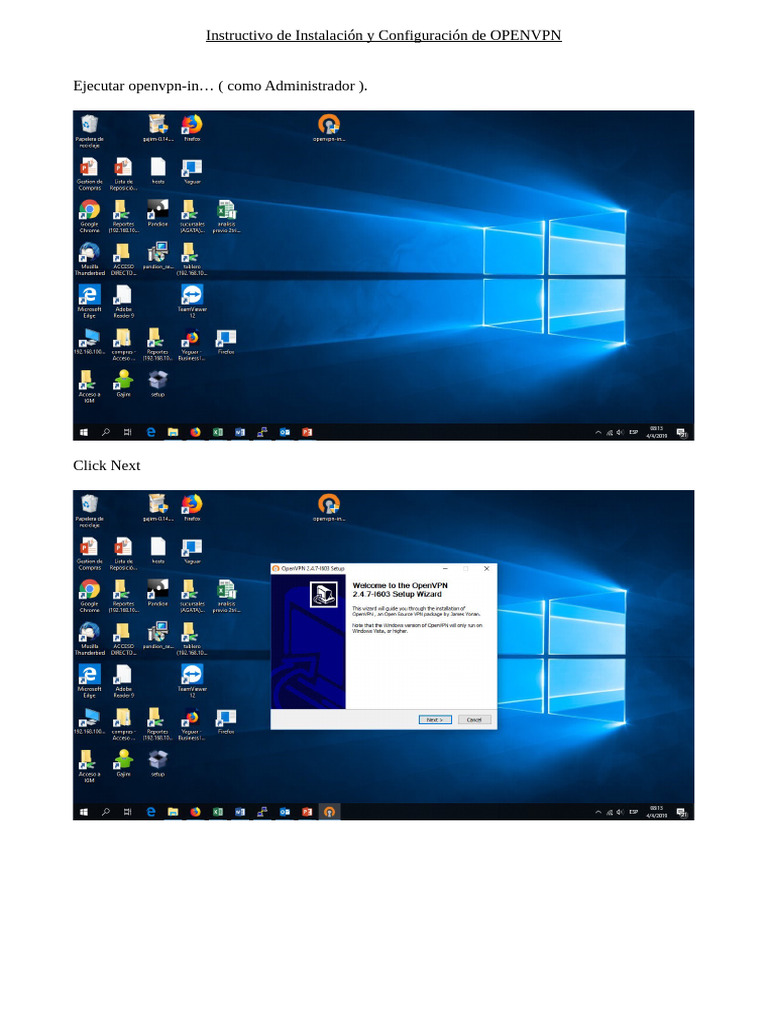 Instalacion OPENVPN | PDF