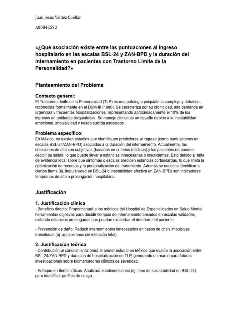 Tarea Isaac Investigación Final | PDF | Trastorno límite de la personalidad | Medicina