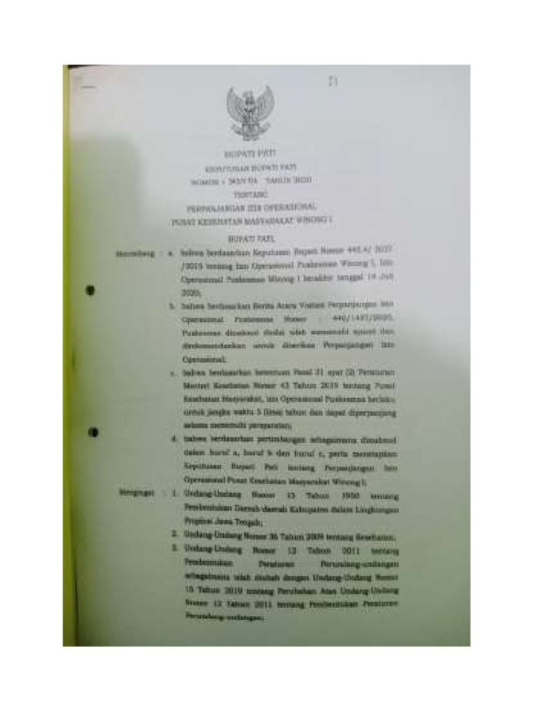 Surat Operasional | PDF