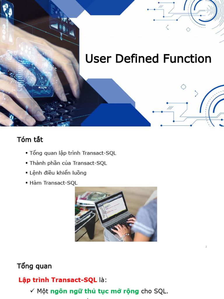 SESSION 6 - User Defined Function | PDF