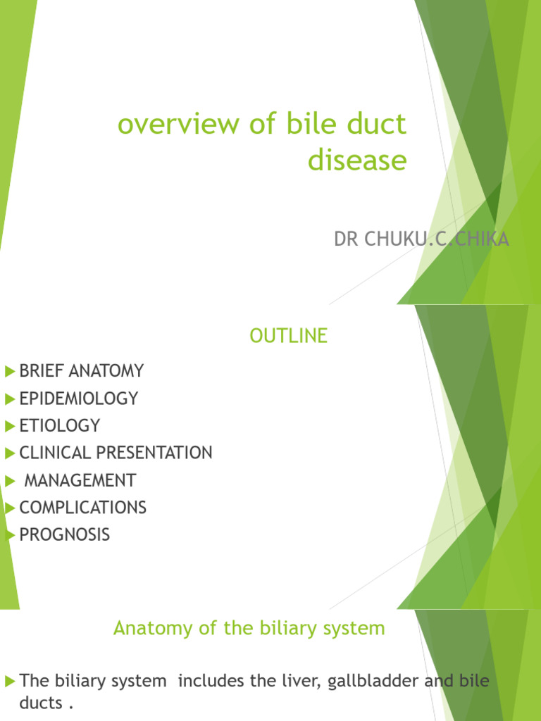 Overview of Bile Duct Disease | PDF | Gallbladder | Bile