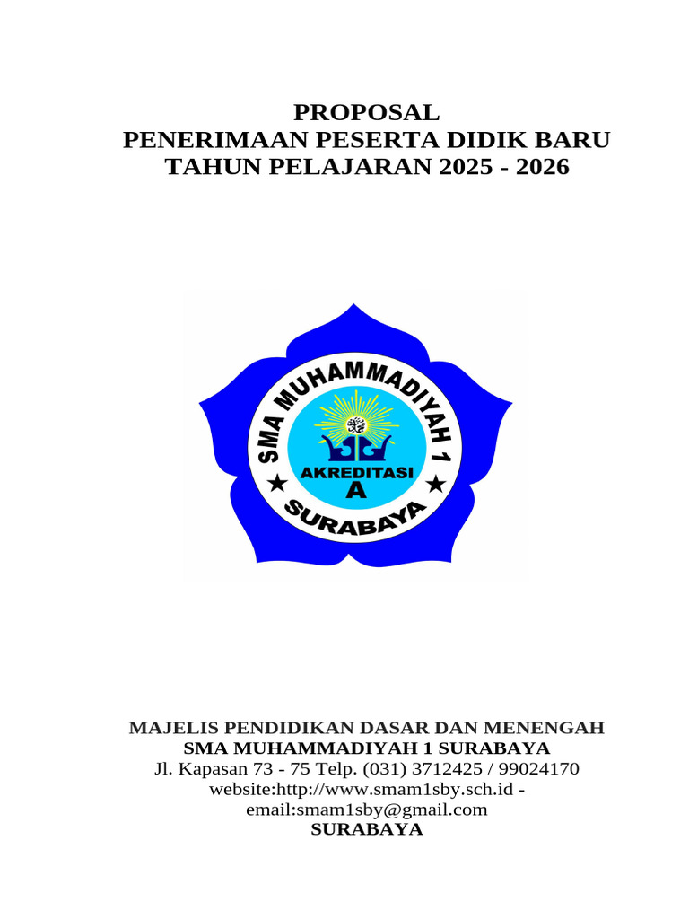 Proposal PPDB 2025 - 2026 | PDF