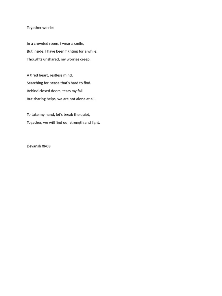 Devansh Sheoran XR03 | PDF